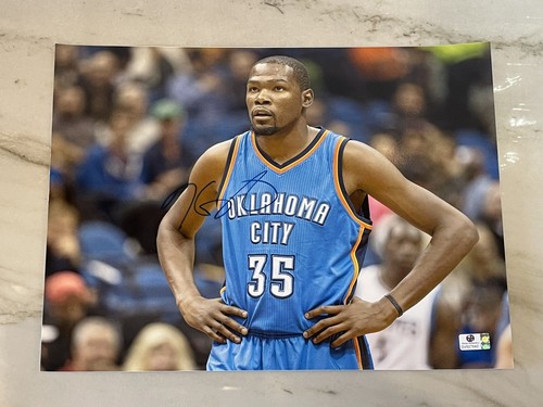 KEVIN DURANT SIGNED 11X14 PHOTO AUTOGRAPH #35 OKLAHOMA CITY THUNDER GA ...