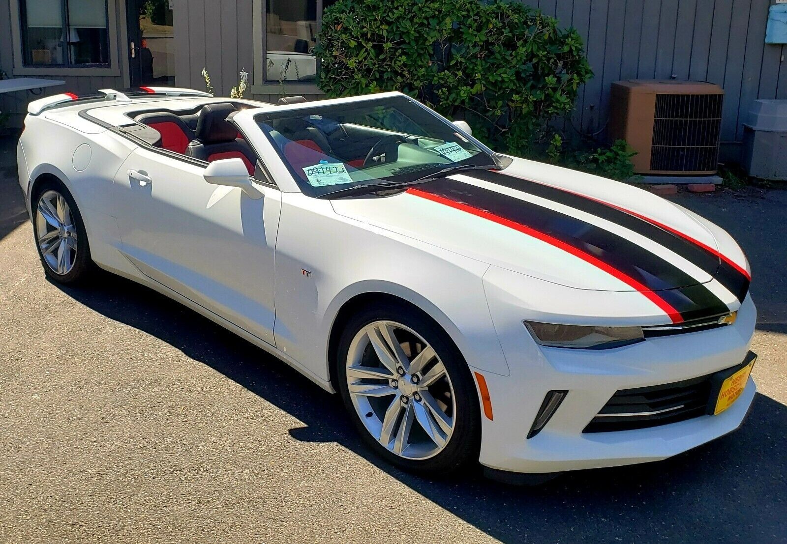 2 Color Rally Racing Stripe Stripes Graphics Decals for Chevy Camaro RS ...