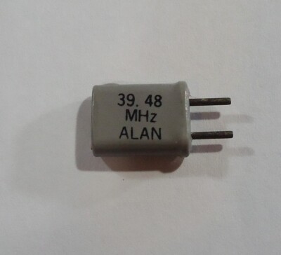 Scanner Crystal - 39.4800 MHz - 10.8 iF - .039 Pins - Alan - HC-25/U | eBay