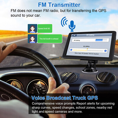 Semi Truck Gps Commercial Driver Big Rig Accessories Navigation System ...