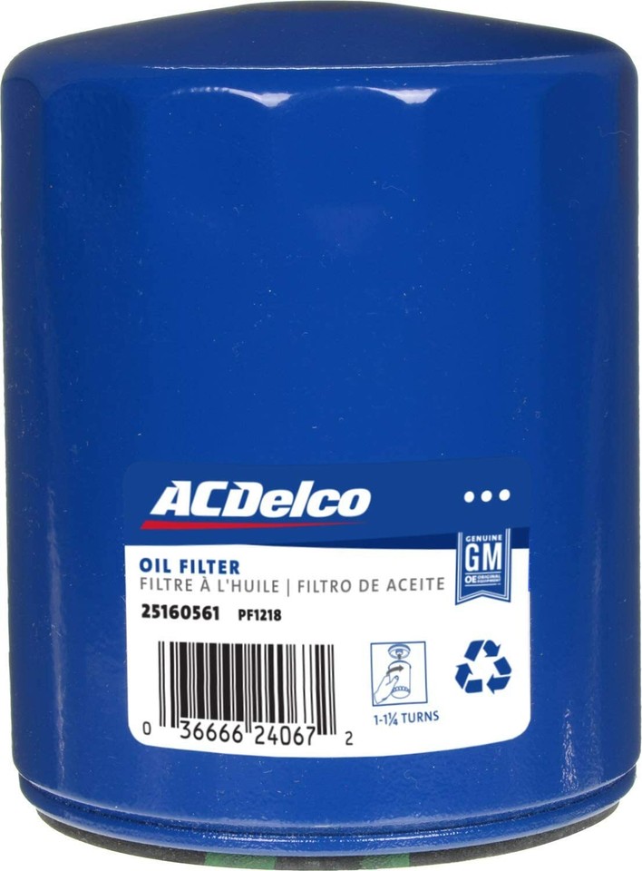 ACDelco Oil Filter GM Original Equipment PF1218 (6 Pack) FREE SHIPPING ...