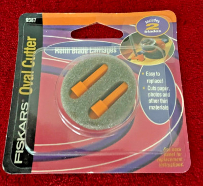 Fiskars Oval Cutter Refill Blade Carriages With 2 Blades #9387 ...