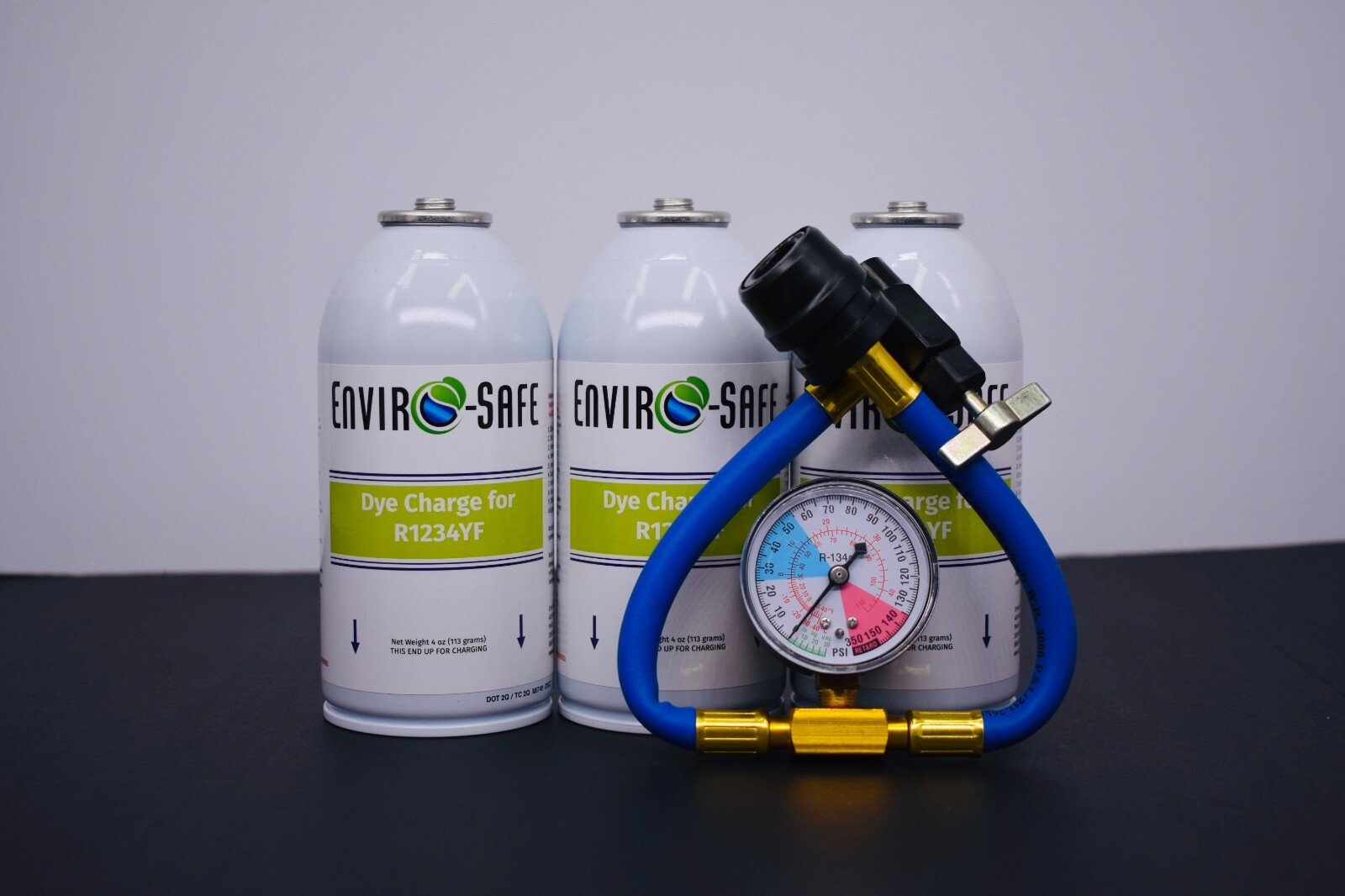 Enviro-Safe R1234YF Dye Charge, 1234yf, case of 3 (4 oz) Economy ...