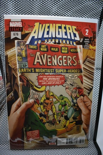 Avengers #676 Mark Brooks Cover No Surrender Part 2 Marvel 2017 with ...
