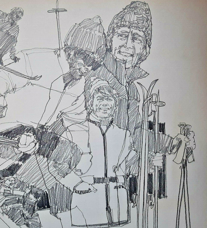 Signed Artist Jim Sharpe - Graphic Advertising iIlustration Original ...