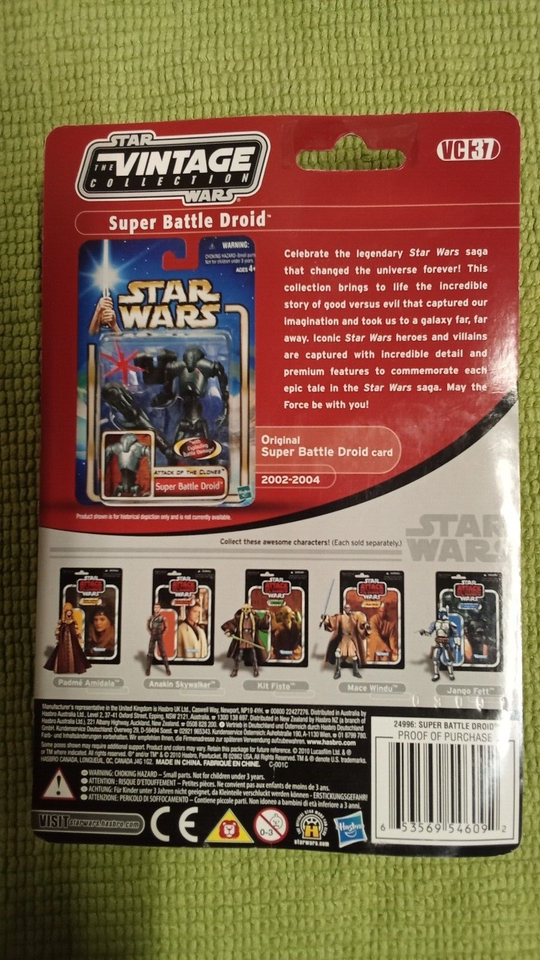 STAR WARS ATTACK OF THE CLONES TVC VC37 SUPER BATTLE DROID ACTION ...