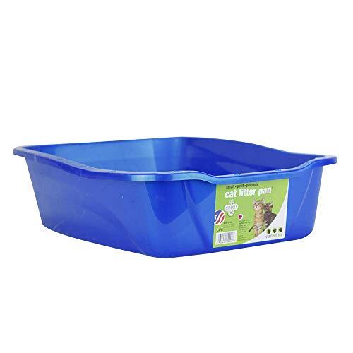 Pets Extra Small Open Cat Litter Box, Kitten/Rabbit Size, Blue, CP0 | eBay