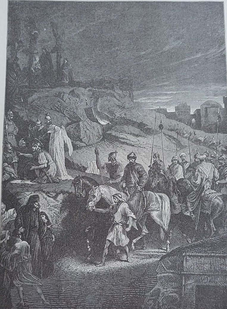 AFTER THE CRUCIFIXION Shows Joseph Tunic Jesus Alexandre BIDA 1891 ...