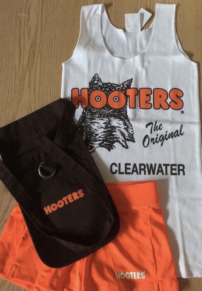 New HOOTERS Uniform Halloween Costume Tank/Short/Pouch Clearwater ...