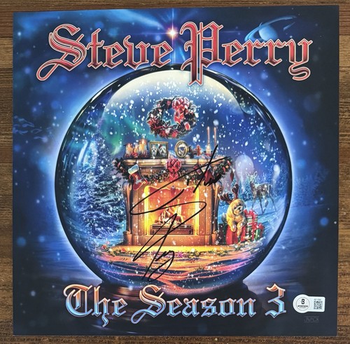 Steve Perry Season Journey Vinyl LP SIGNED Album Card Autograph Beckett ...