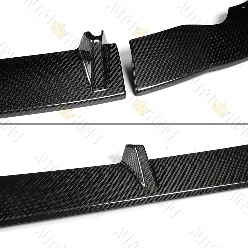 FIT 20-22 AUDI A4 S4 B10 S-LINE CARBON FIBER FRONT BUMPER BODY KIT ...