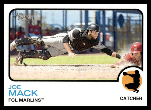 2022 Topps Heritage Minors 119 Joe Mack Marlins Baseball Card | eBay