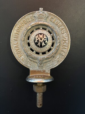 RAC AUCKLAND Enamel Badge Rare ROYAL AUTOMOBILE CLUB ASSOCIATION c1930s ...