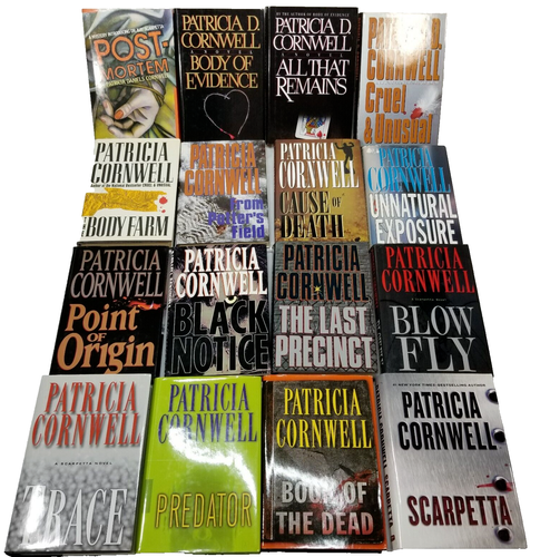 Kay Scarpetta Books 1-16 Hardcover Set Series Patricia Cornwell 1st ...