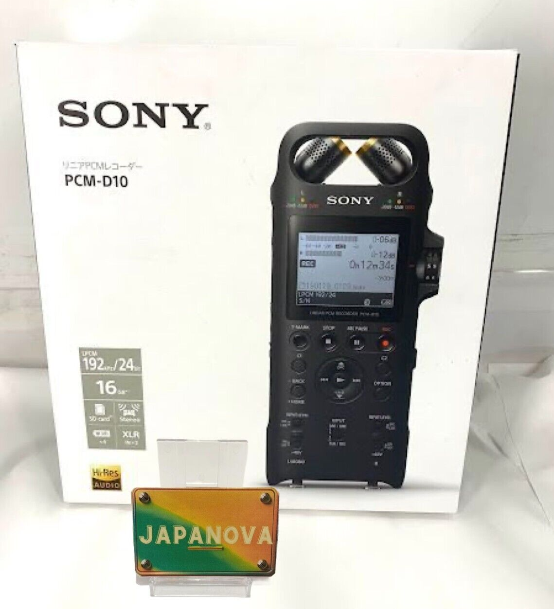SONY PCM-D10 Linear Recorder 192KHz 16GB Low noise sound quality Rec ...