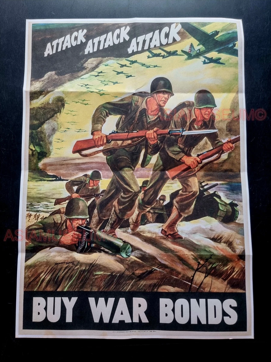 Wwii Propaganda Posters War Bonds