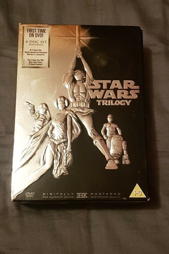 🔶STAR WARS TRILOGY BOX SET + 4 HR BONUS DISC SPECIAL FEATURES Original ...