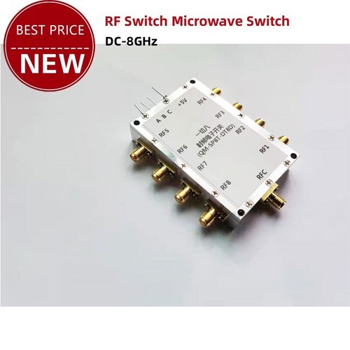 DC-8GHz SP8T RF Switch Microwave Switch Single-Pole 8-Throw QM-SP8T ...