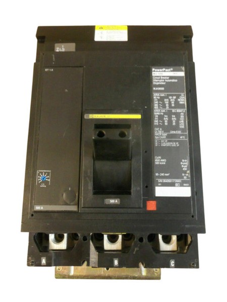Schneider Electric Square D 600V Molded Case Circuit Breaker - 500A for ...