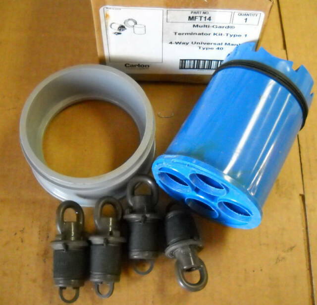 Carlon Multi-gard Terminator Kit 4 Way Manhole MFT14 for sale online | eBay
