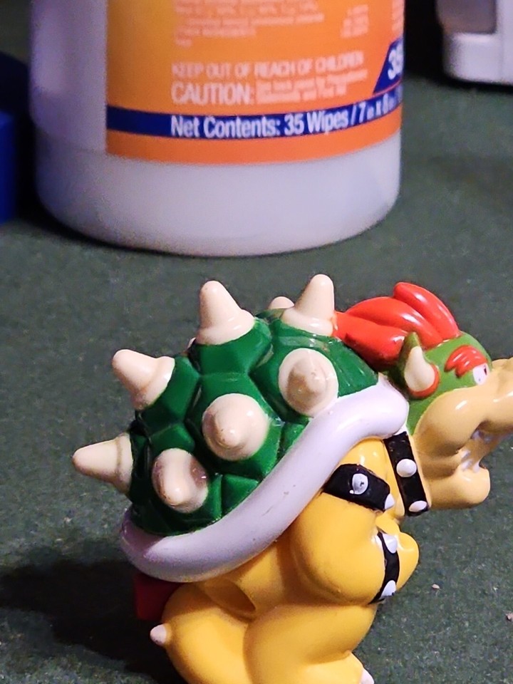 Super Mario Bros Bowser Figure Nintendo 2017 McDonalds Shooter Missing ...