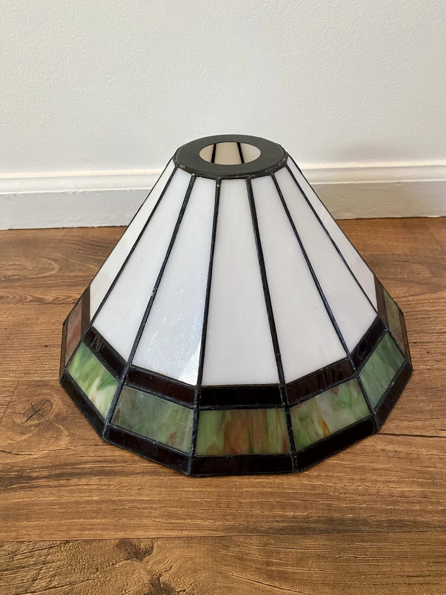 Antique Leaded Glass Lamp Shades