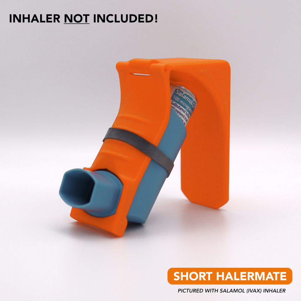 HalerMate® Inhaler Aid - for Short Inhalers - Asthma, COPD, Arthritis ...