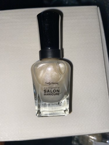 SALLY HANSEN COMPLETE SALON MANICURE Party All White 760 NAIL POLISH ...