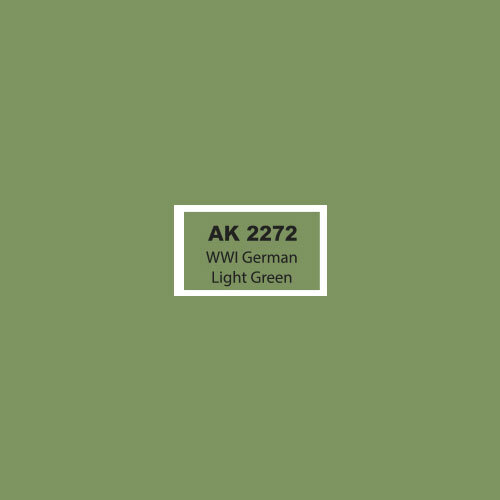 AK-Interactive Aircraft Series Acrylic Paint - WWI German Light Green ...