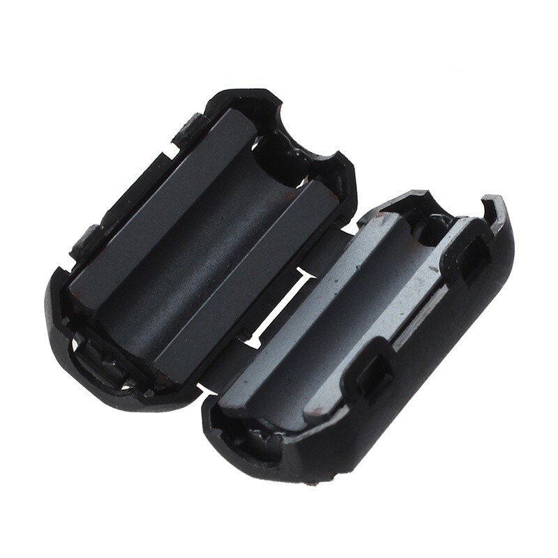 5X(10Pcs Clip On Clamp RFI EMI EMC Noise Filters Ferrite Core For 3 ...