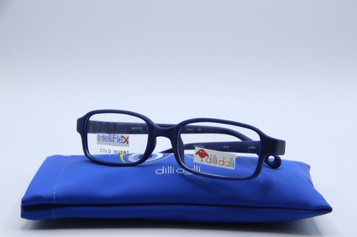 NEW DILLI DALLI BROWNIE NAVY BLUE MATTE AUTHENTIC FRAMES EYEGLASSES 49 ...