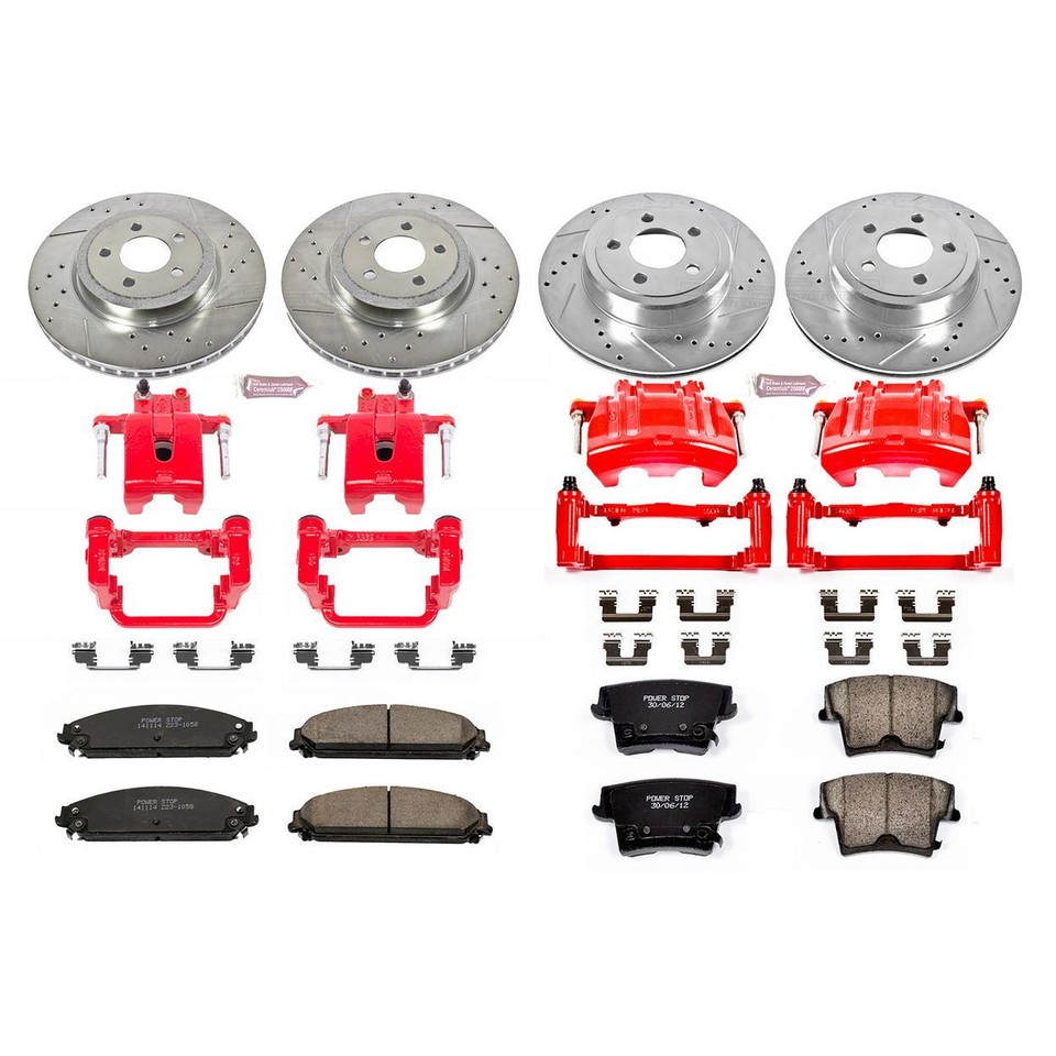 Z23 Daily Driver Carbon-Fiber Ceramic Pads Drilled/Slotted Rotor ...