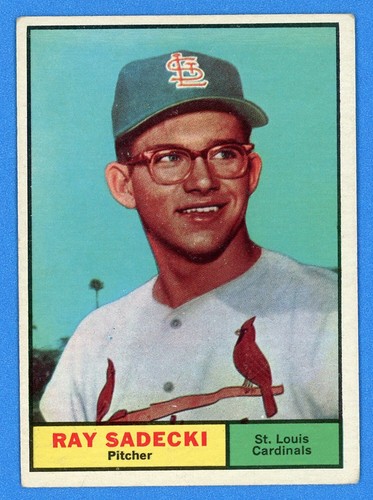 1961 TOPPS #32 RAY SADECKI - ST LOUIS CARDINALS- EX | eBay
