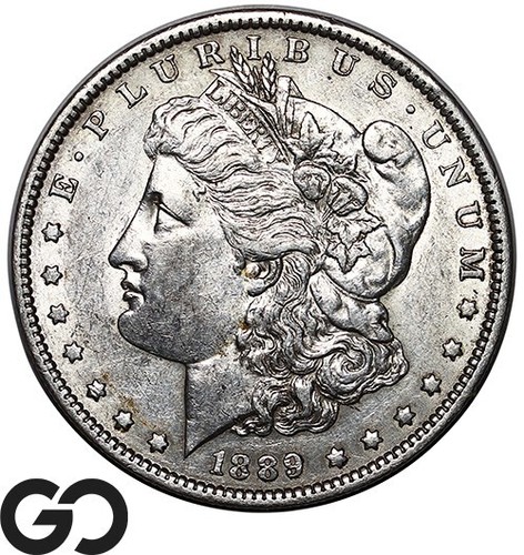 1889-O Morgan Silver Dollar Silver Coin, Choice AU+ New Orleans Issue | eBay