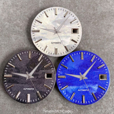 Textured Watch Dial for NH35 NH36 NH38 NH70 NH71 NH72 Metallic Markers ...