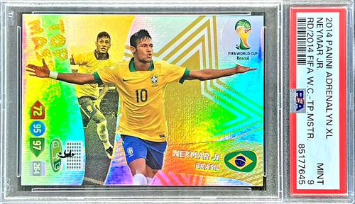 2014 Panini Neymar Jr. (TOP MASTER) PSA 9 MINT (ROOKIE CARD) (RARE ...