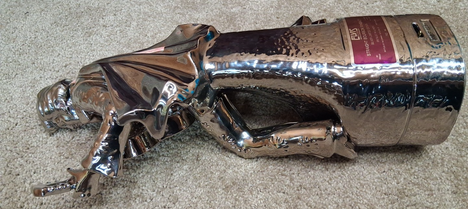 Elvis Presley Silver Anniversary Decanter Music Box Empty W/ Orig. Box ...