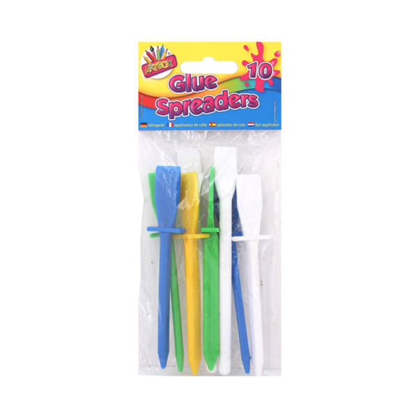 10 X Glue Spreaders Applicators PVA Paste Adhesive Spatula Plastic Kids ...