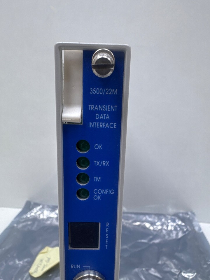 BENTLY NEVADA 3500/22M PWA 138607-01 AG Transient Data Interface | eBay