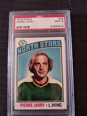 1976 TOPPS #49 PIERRE JARRY MINNESOTA NORTHSTARS MINT PSA 9 | eBay