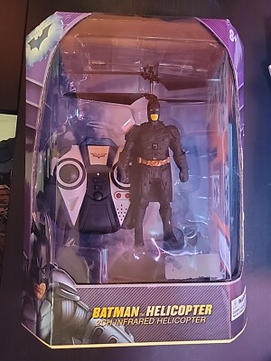 BATMAN HELICOPTER 2CH INFRARED REMOTE CONTROLLED The Dark Knight | eBay