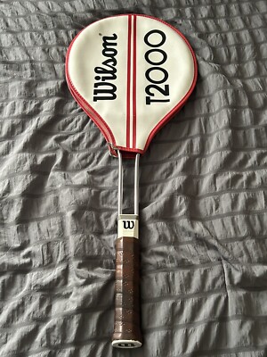 Vintage Wilson T2000 STEEL RACQUET 4 1/2 Excellent USA Made Original ...