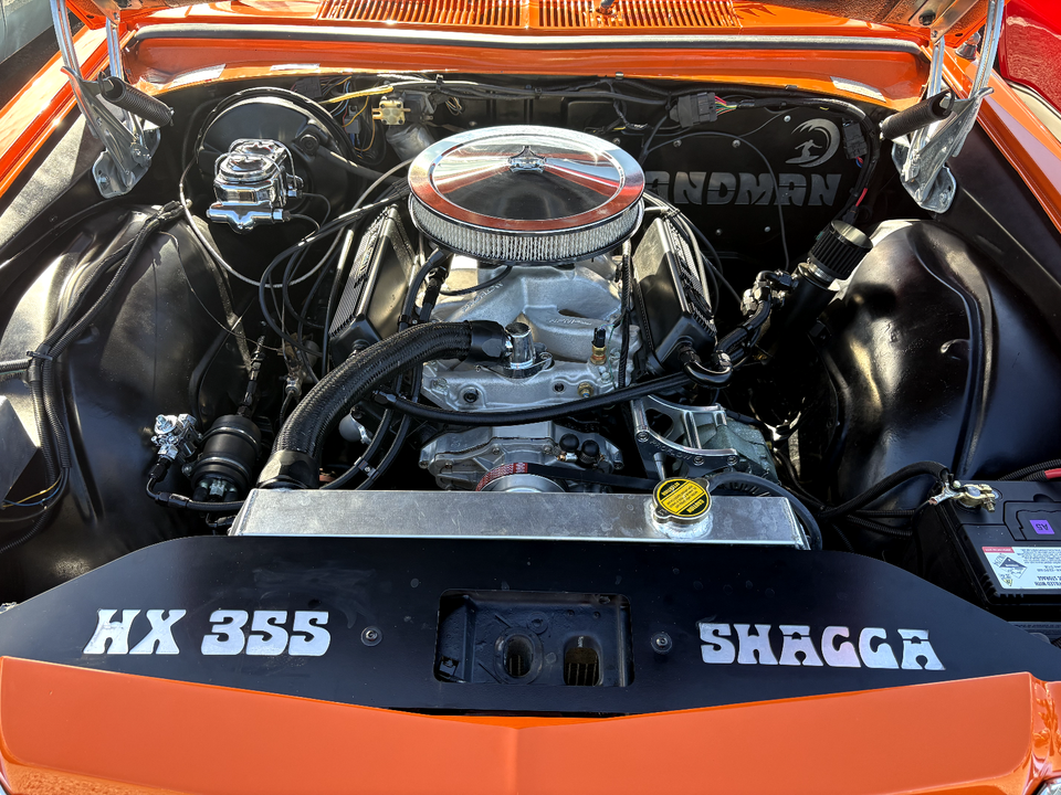 Holden WB Radiator Infill Panel Full Width Blank Stainless Matt Black ...