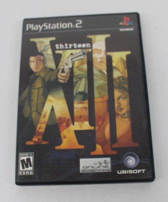XIII Thirteen Sony PlayStation 2 PS2 Complete Black Label CIB ...