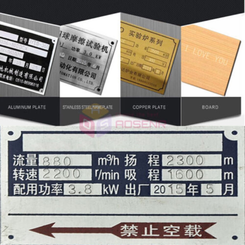 Deboss Metal Tag Plate Dog Tag Printer Semi Auto Stamping Embossing ...