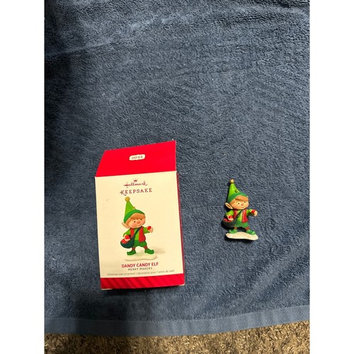 2014 Hallmark Keepsake Ornament Dandy Candy Elf - Merry Makers | eBay