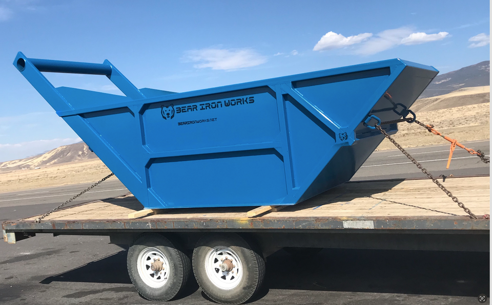 Bear Iron Works 3 Cubic Yard Bedding / Rock Box Excavator Trench Made ...