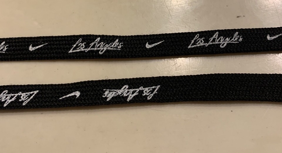 Black Nike Los Angeles Shoe Laces | eBay