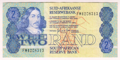 1973 South Africa 2 Rand 4208313 Paper Money Banknotes Currency | eBay
