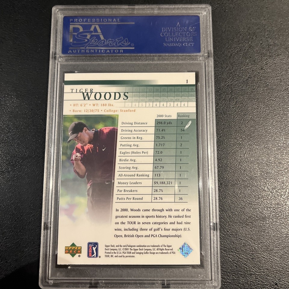 2001 Upper Deck Golf #1 Tiger Woods | eBay
